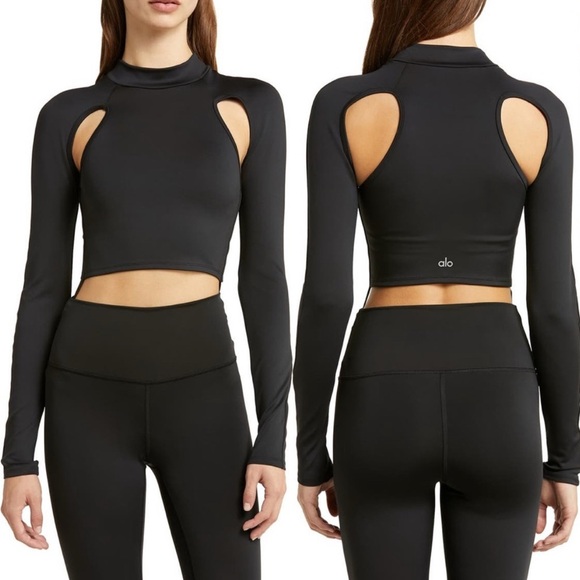 ALO Yoga | Tops | Alo Yoga Airlift Infinity Long Sleeve Crop Top | Poshmark